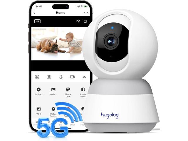 Click here for Hugolog 3K 5MP Indoor Pan/Tilt Security Camera wit... prices