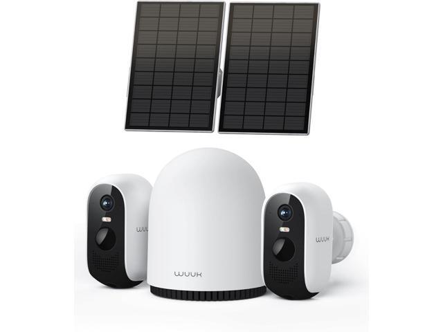 Click here for WUUK 2K Solar Security Cameras Wireless Outdoor  2... prices