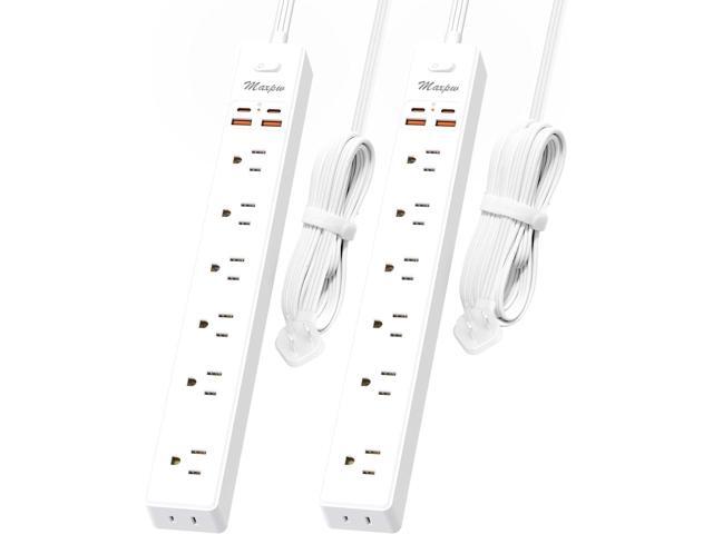 Click here for 2 Pack Power Strip Surge Protector - 7 Outlets 4 U... prices
