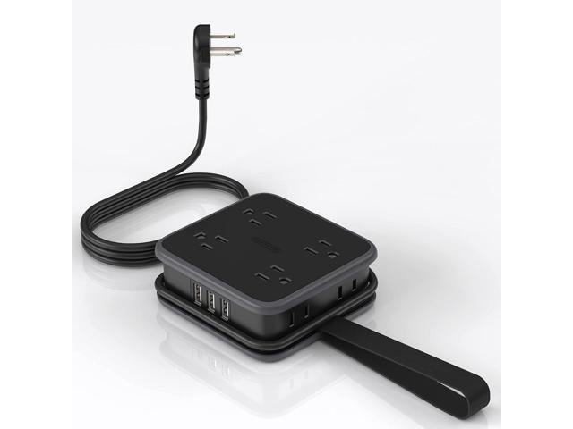 Click here for NTONPOWER Flat Plug Power Strip  5 ft Extension Co... prices