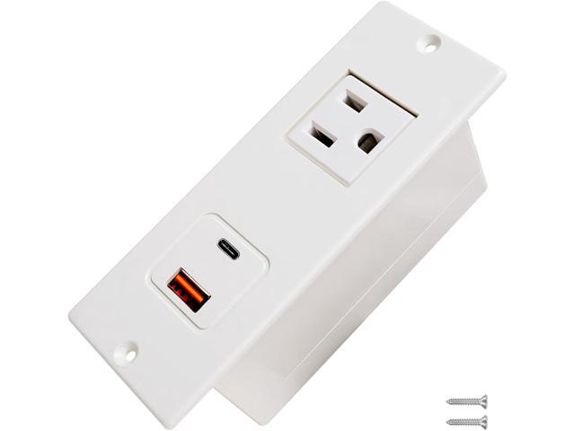 Click here for Recessed Power Strip USB C 20W PD Fast Charge Desk... prices