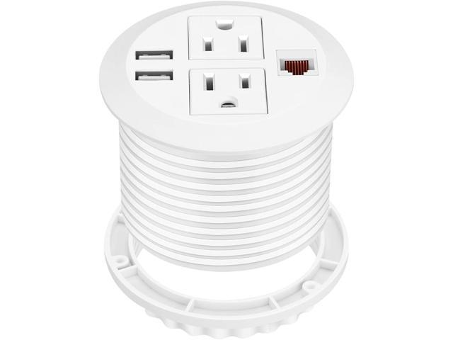 Click here for BTU Desktop Power Grommet with USB  3 inch Hole Re... prices