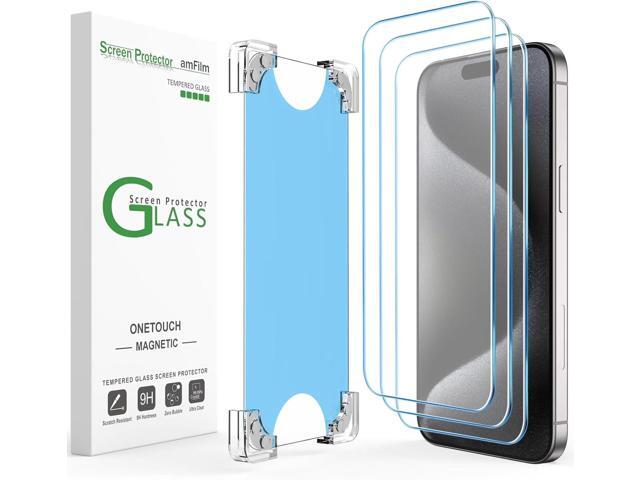 Click here for amFilm Magnetic OneTouch 3 Pack Compatible with iP... prices