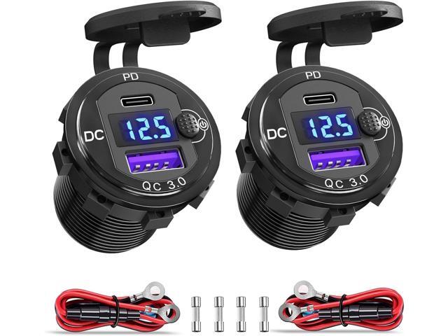 Click here for [Upgraded Version] 12V USB Outlet 2 Pack  OUFFUN P... prices