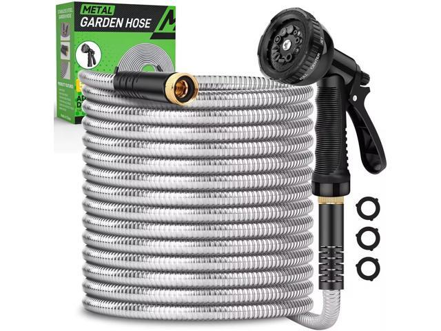 Click here for Garden Hose 50ft  Heavy Duty Stainless Steel Water... prices