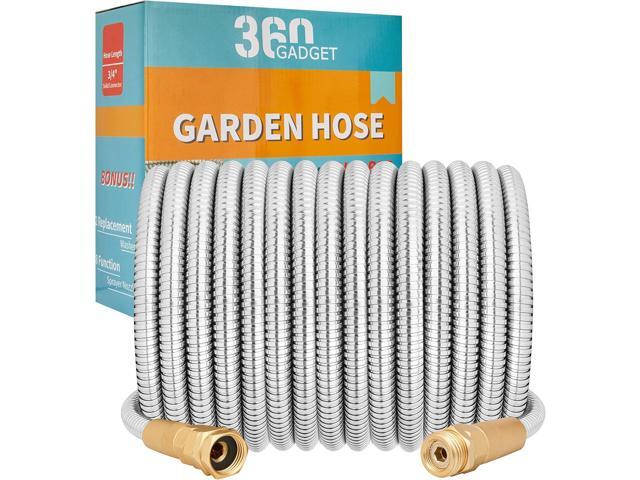 Click here for Garden Hose Metal - 100ft Heavy Duty Stainless Ste... prices