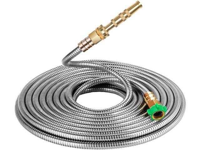 Click here for 304 Stainless Steel Metal Garden Hose 75 Feet with... prices