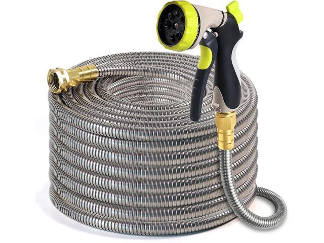 Click here for Metal Garden Hose 50 ft 304 Stainless Steel Water... prices