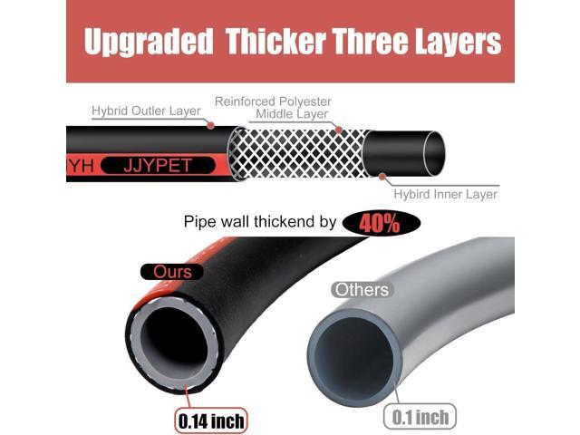 Click here for Heavy Duty Water Hose100ft 5/8 Rubber Garden Hose... prices