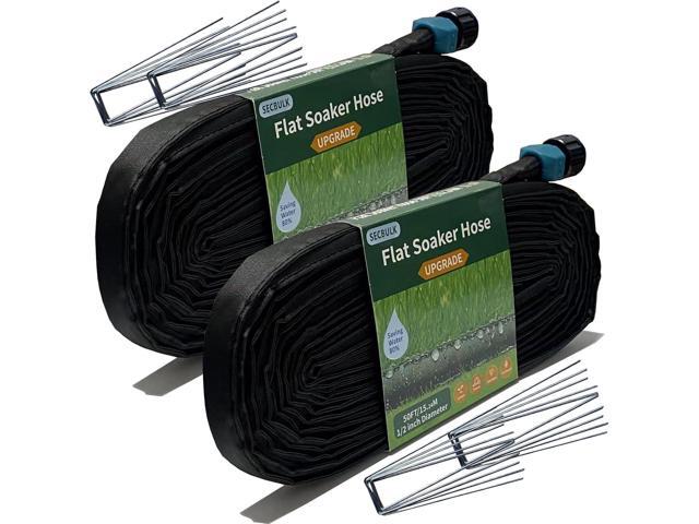 Click here for 2025 Flat Soaker Hose 100 ft with Stakes for Garde... prices