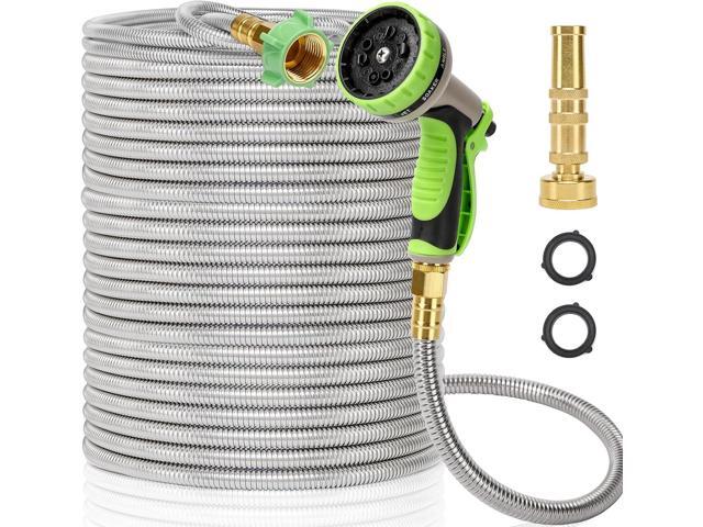 Click here for Metal Garden Hose 100FT  Stainless Steel Heavy Dut... prices