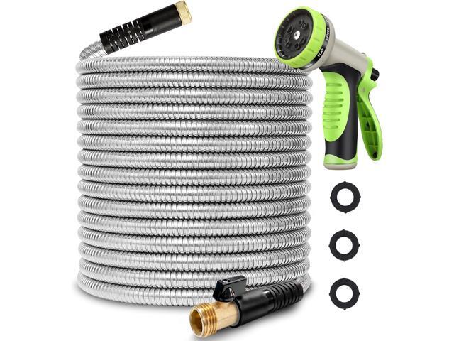 Click here for 25FT Metal Garden Hose 304 Stainless Steel Flexibl... prices