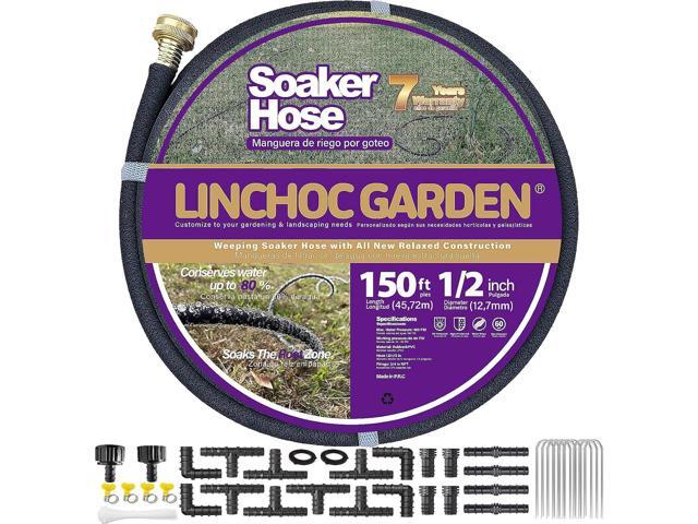 Click here for LICNCHOC GARDEN Soaker Hose 150ft 1/2 INCH Flexibl... prices