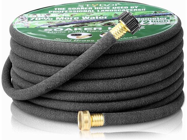 Click here for STYDDI Soaker Hose  1/2 x 75 FT Round Rubber Garde... prices