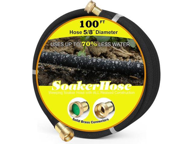 Click here for Soaker Hose 100FT 5/8 Diameter for Garden Beds Sol... prices