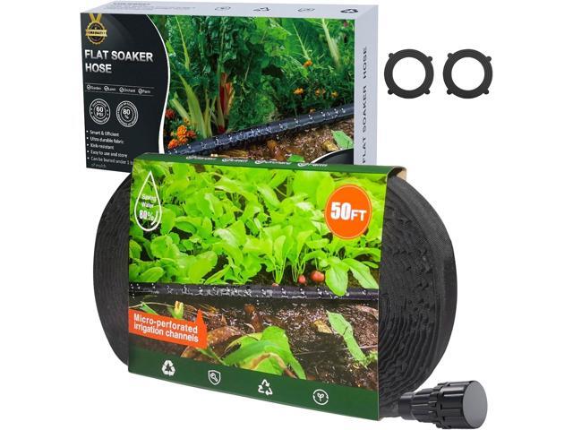 Click here for Flat Garden Soaker hose 50ft Drip irrigation hose... prices