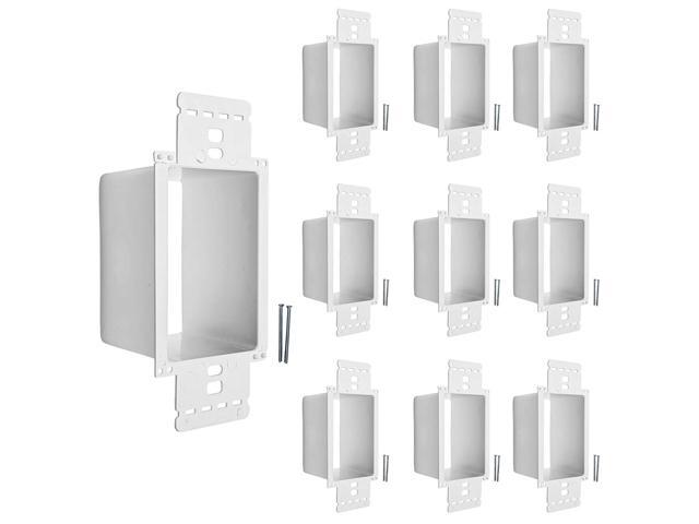 Click here for BestMounts - 10 Pack Electrical Power Outlet Box E... prices