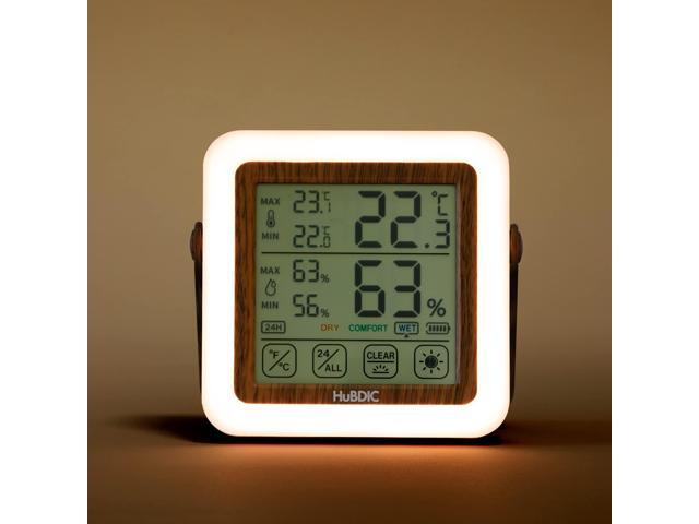 Click here for HuBDIC Hygrometer with 3 Level Bright Nightlight... prices