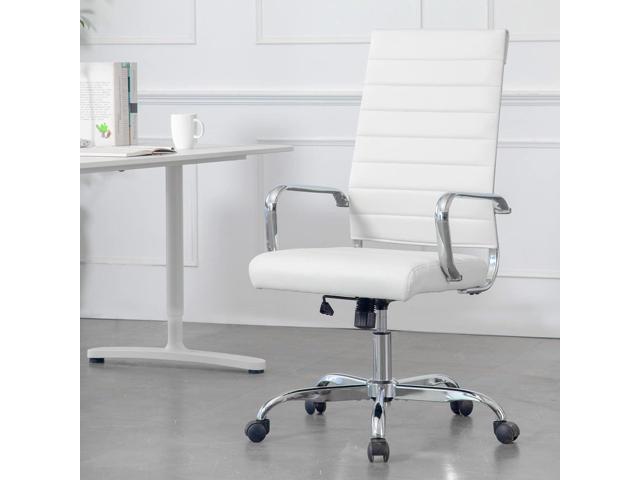 Click here for LANDSUN Home Office Chair Ribbed Leather High Back... prices