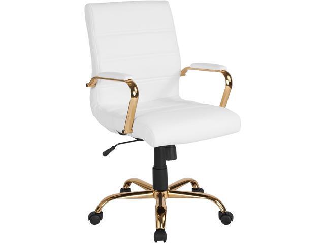 Click here for Flash Furniture Whitney Mid-Back Desk Chair - Whit... prices