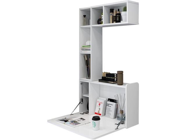 Click here for Pmnianhua Floating Desk Wall Mounted Desk Folding... prices