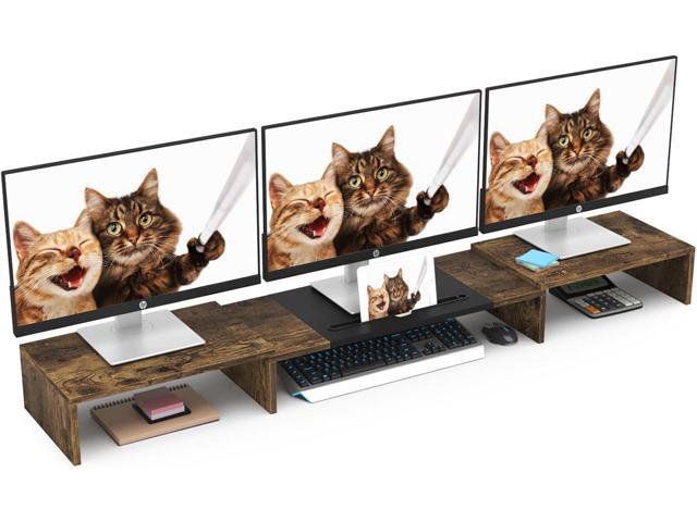 Click here for WESTREE Triple Dual Monitor Stand Riser  Extra Lon... prices
