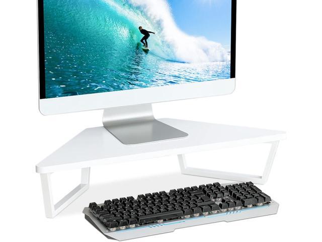 Click here for TEAMIX 26 inch White Triangle Monitor Stand Riser... prices