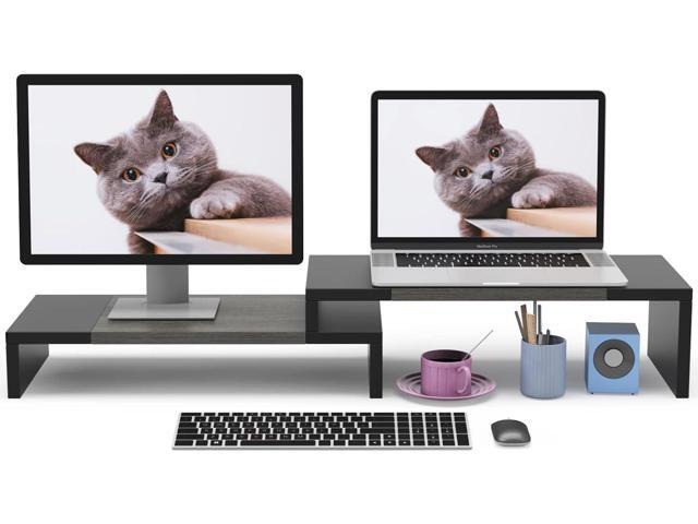 Click here for WESTREE Dual Monitor Stand Riser - 2 Shelf Compute... prices
