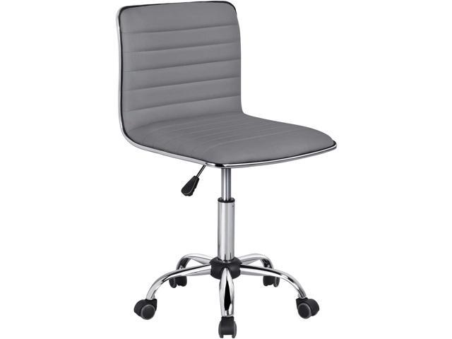 Click here for Yaheetech PU Leather Ribbed Armless Task Office Ch... prices