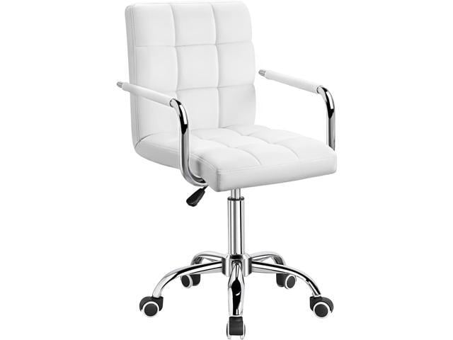 Click here for Mid-Back Office Task Chair Ribbed PU Leather Execu... prices