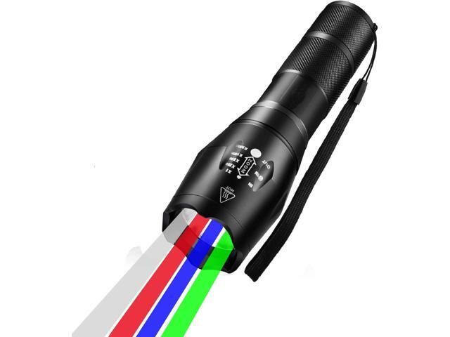 Click here for 4 in 1 Multicolor flashlight  300 Lumen Zoomable O... prices