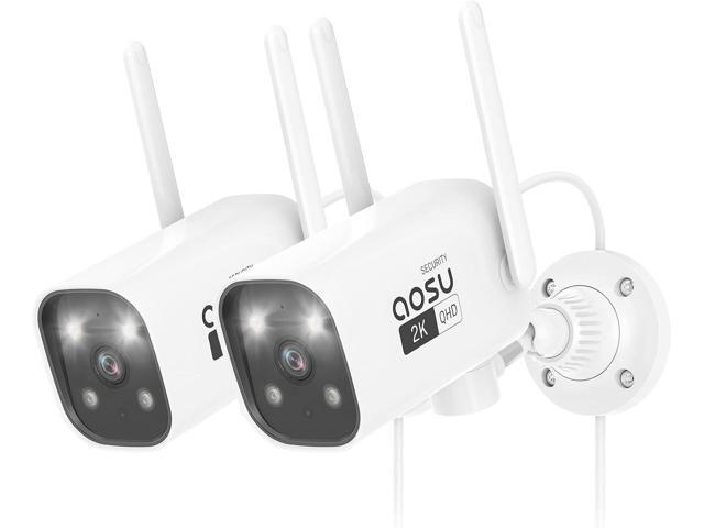 Click here for AOSU 2K Security Camera Outdoor with Color Night V... prices