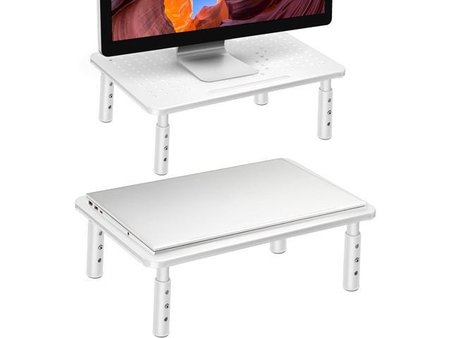 Click here for White Monitor Stand Risers for 2 Monitors  3 Heigh... prices