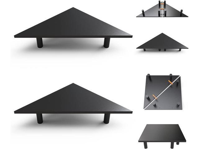 Click here for 2 Pack Corner Monitor RiserWood & Steel Desktop He... prices