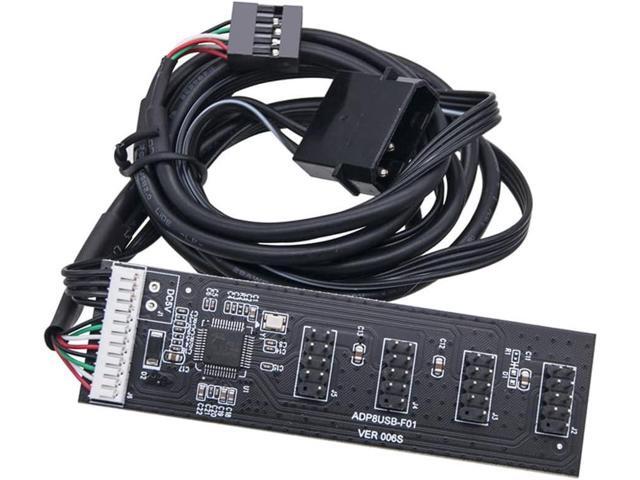 Click here for Cablecc USB 2.0 9pin 10pin Header 1 to 4 Female Sp... prices