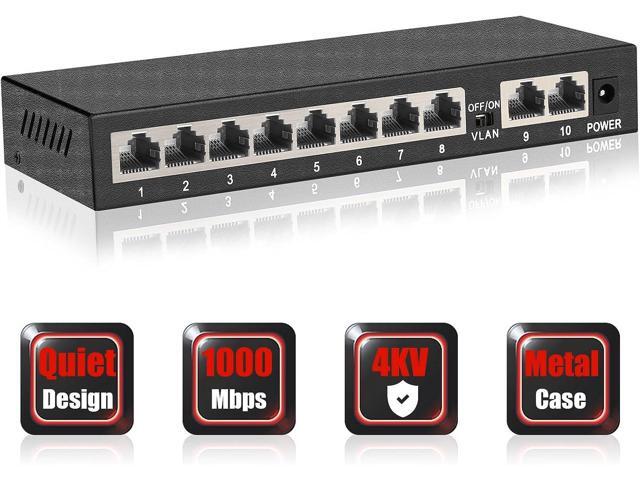 Click here for ienRon 10 Ports Gigabit Ethernet Switch-8 Gigabit... prices