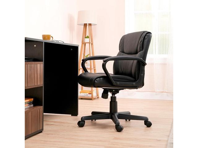 Click here for Basics Padded Office Desk Chair with Armrests  Adj... prices