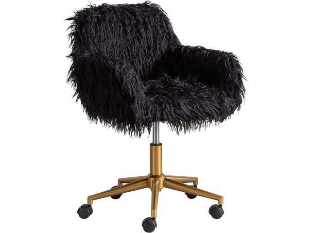 Click here for KCC Fluffy Office Desk Chair  Faux Fur Modern Swiv... prices