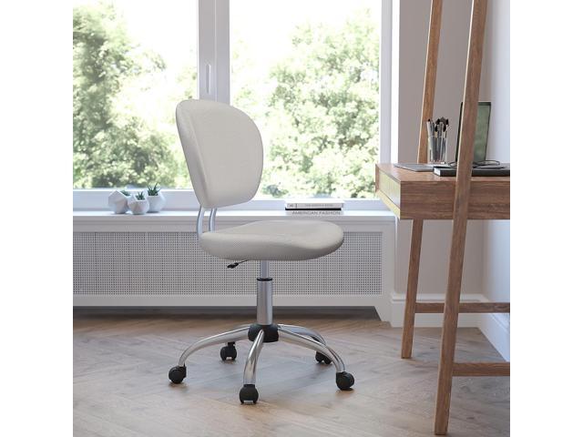 Click here for EMMA + OLIVER Mid-Back White Mesh Swivel Task Offi... prices