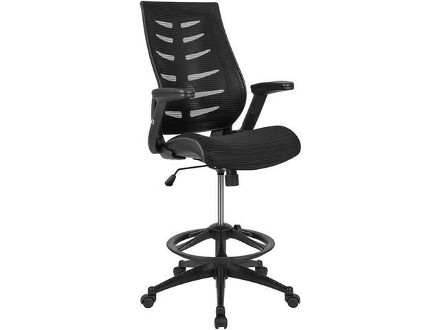 Click here for Flash Furniture Kale High Back Black Mesh Spine-Ba... prices