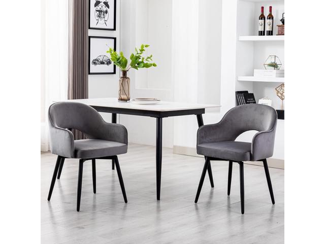 Click here for DUOMAY Swivel Dining Chair Set of 2  Velvet Uphols... prices