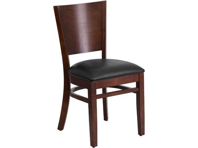 Click here for Flash Furniture Lacey Series Solid Back Walnut Woo... prices