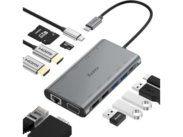 Click here for Aceele USB C Docking Station Dual Monitor  12 in 1... prices