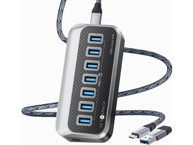 Click here for SETMSPACE USB Hub  USB Hub for Laptop 5Gbps Transf... prices