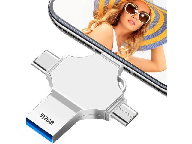 Click here for AOIRHLA USB Flash Drive Photo Stick 512GB - 4 in 1... prices