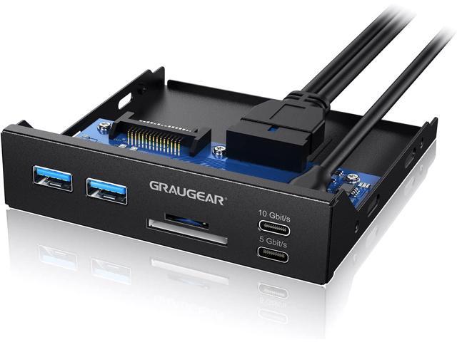 Click here for GRAUGEAR 3.5 inch Front Panel USB Hub w/Internal C... prices