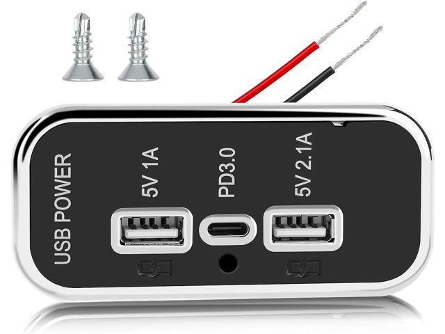 Click here for 3 Ports 12V USB Outlet  Dual USB A Port 3.1A  Type... prices