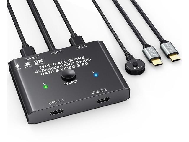 Click here for USB C Switch Bi-Directional USB C Switcher 2 Lapto... prices