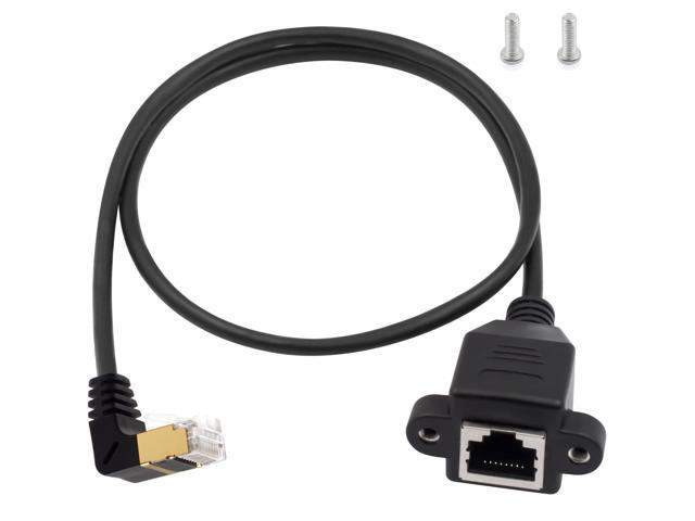 Click here for Duttek Ethernet Adapter 90 Degree Cable  Cat8 Extr... prices