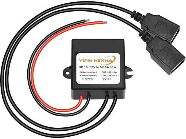 Click here for DC Converter 12V 24V to 5V 6A 30W Dual USB Female... prices